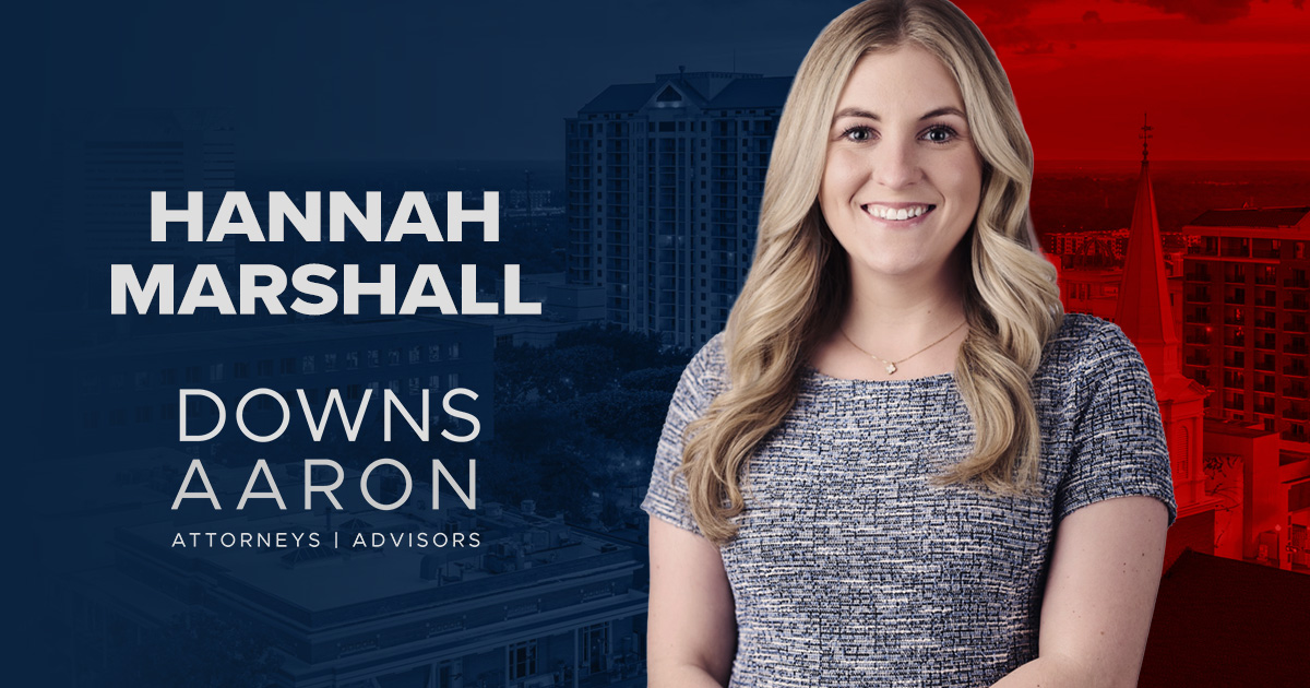Hannah Marshall | DownsAaron Attorneys & Advisors